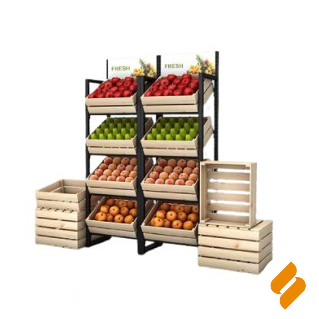 Estantes para Frutas y Verduras - Somos Fabricantes